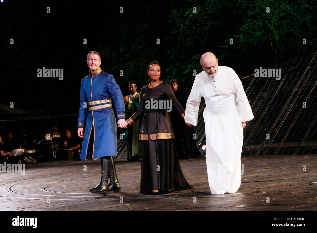 Byron Jennings, Marianne Jean-Baptiste, and Gerry Bamman Opening night ...