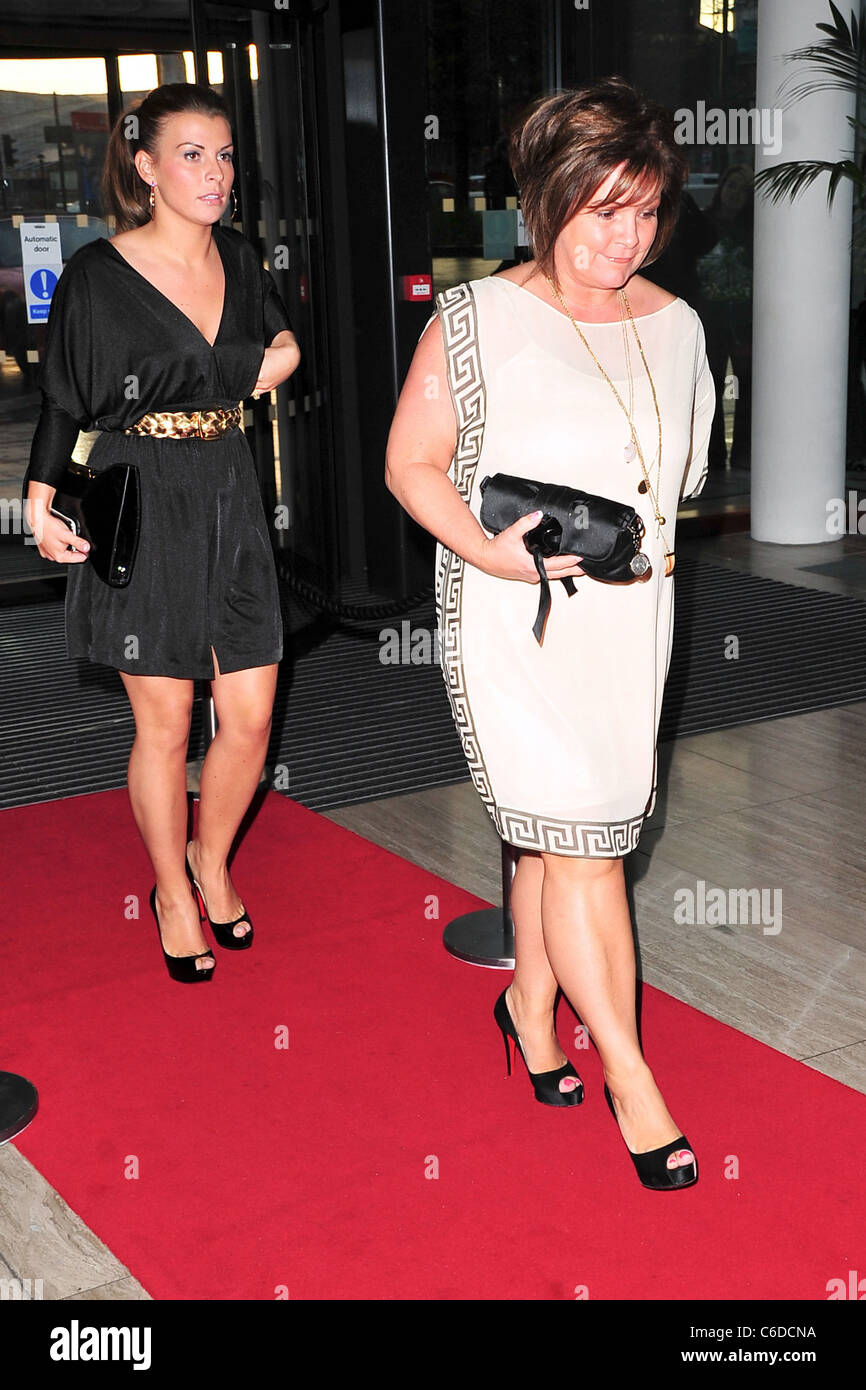 Coleen Rooney and Colette McLoughlin The Philip Armstrong fashion show ...
