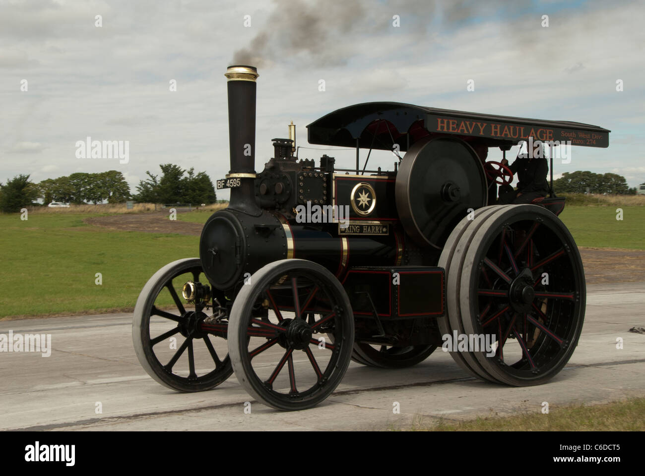King Harry steam traction engine at a steam rally Stock Photo - Alamy