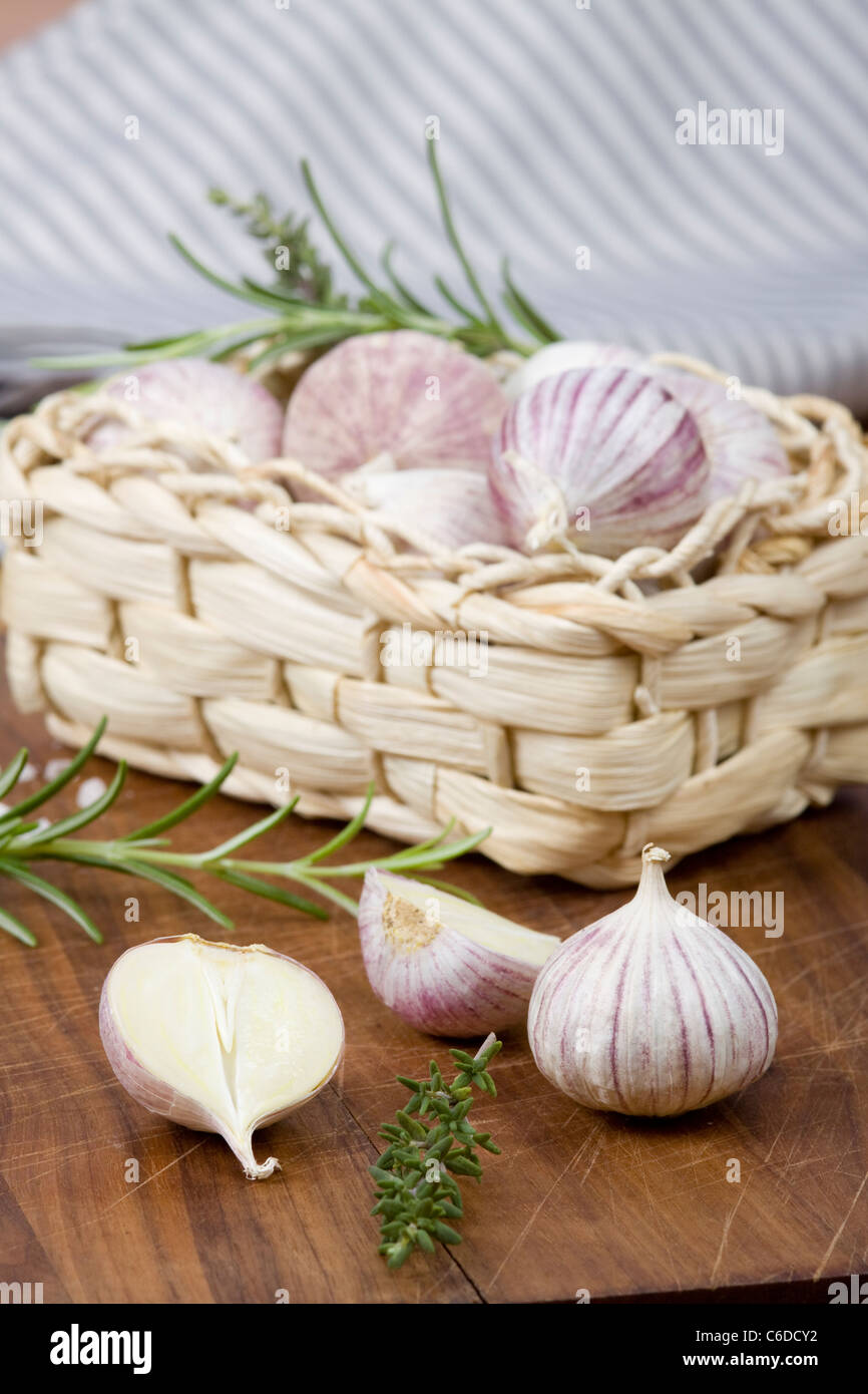 Plaited garlic hi-res stock photography and images - Alamy