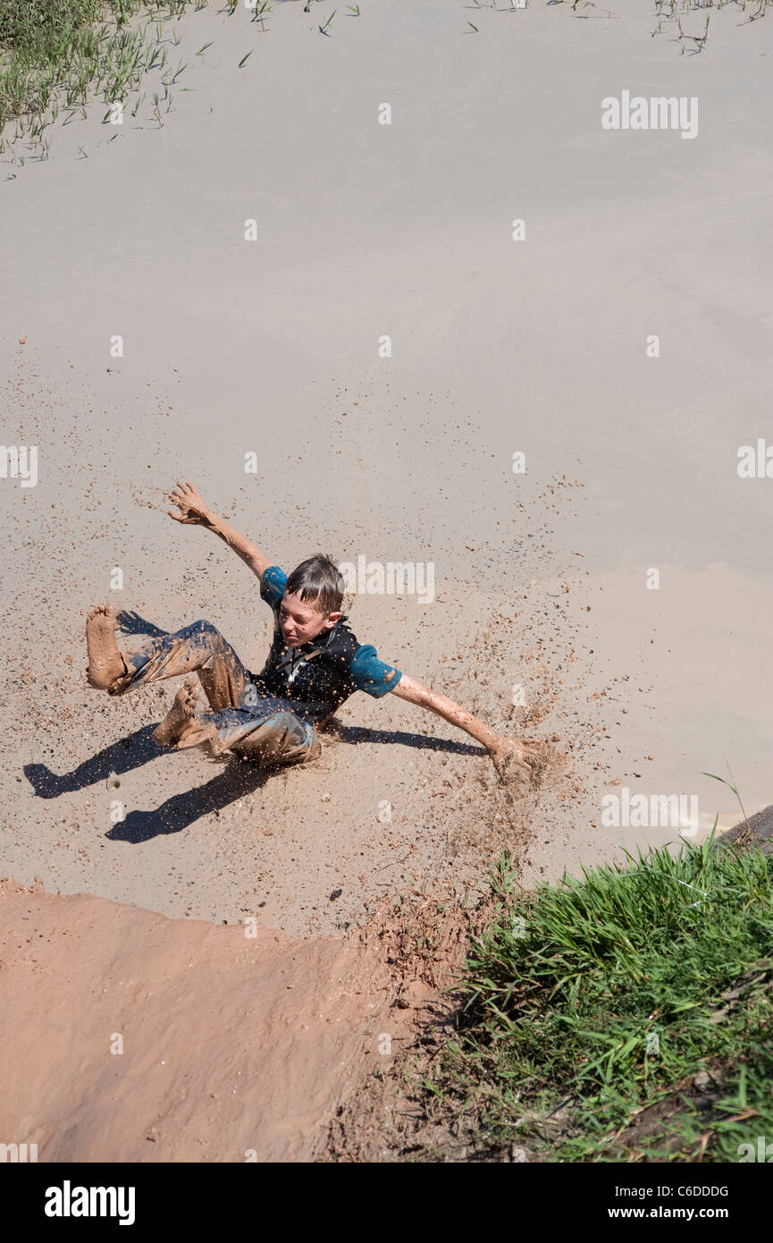 Mud Slide Fun High Resolution Stock Photography and Images - Alamy