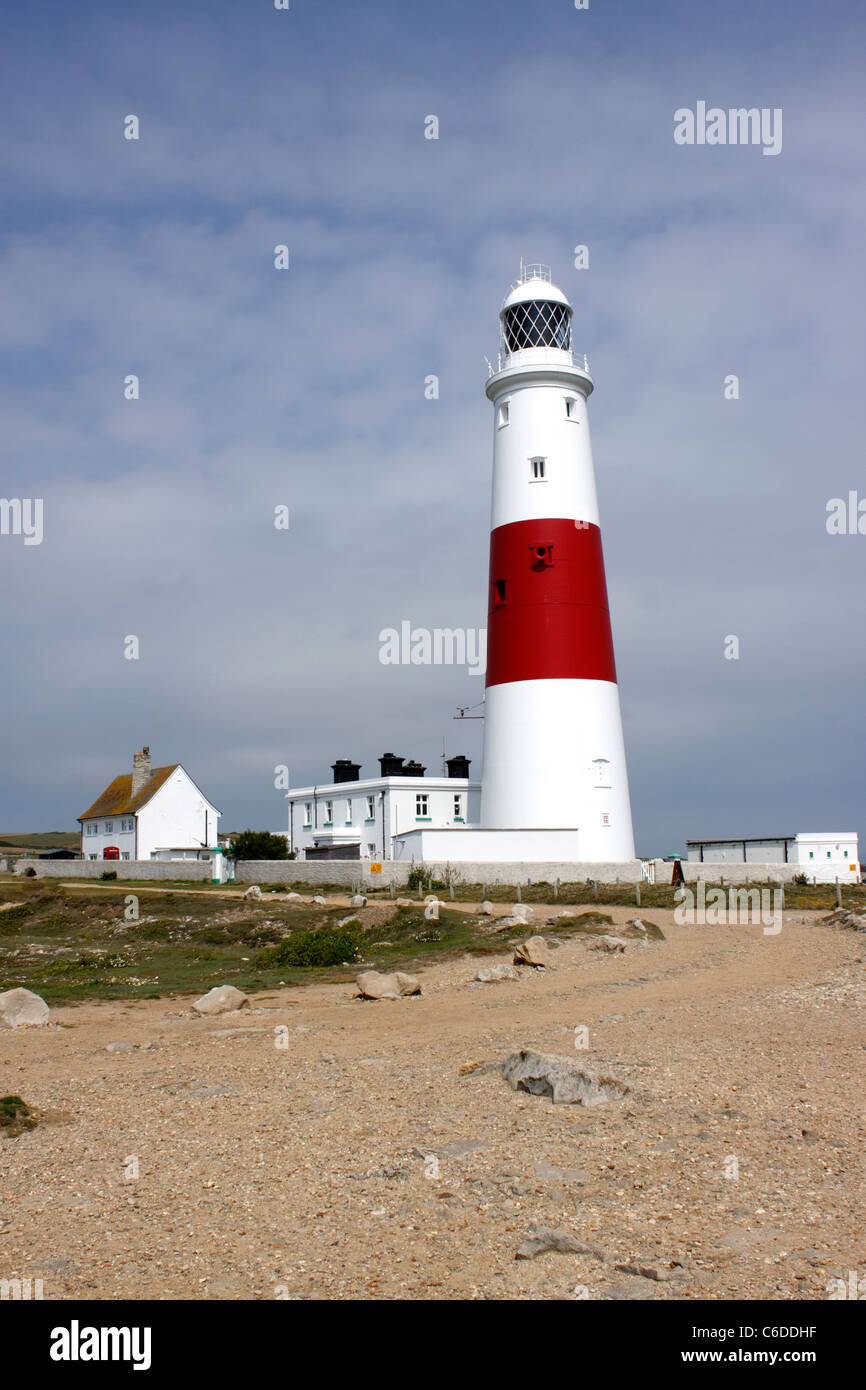 PORTLAND BILL LIGHTHOUSE ON THE ISLE OF PORTLAND. DORSET UK Stock Photo ...