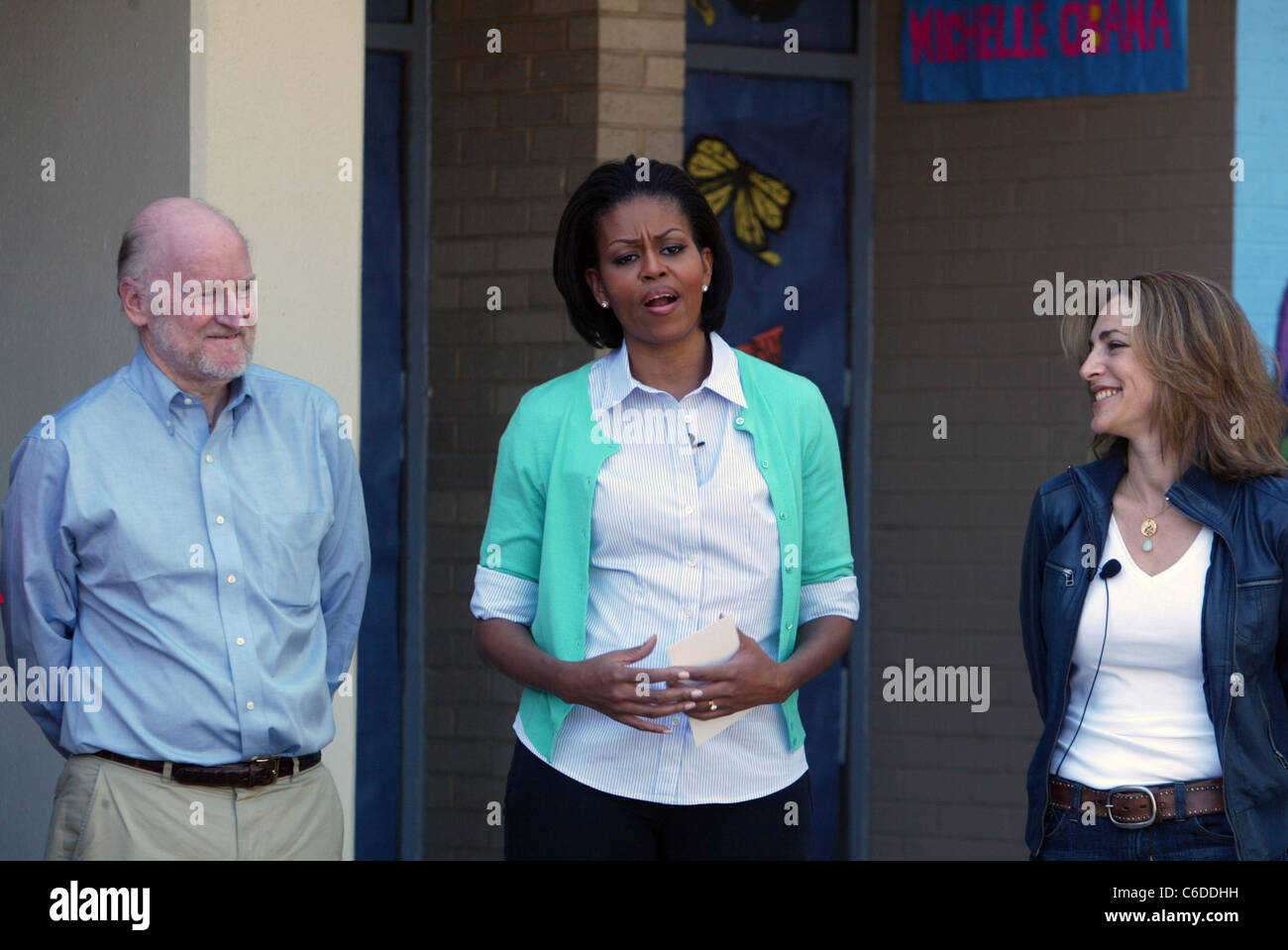 The First Lady hosted the Congressional Club spouses for a service ...