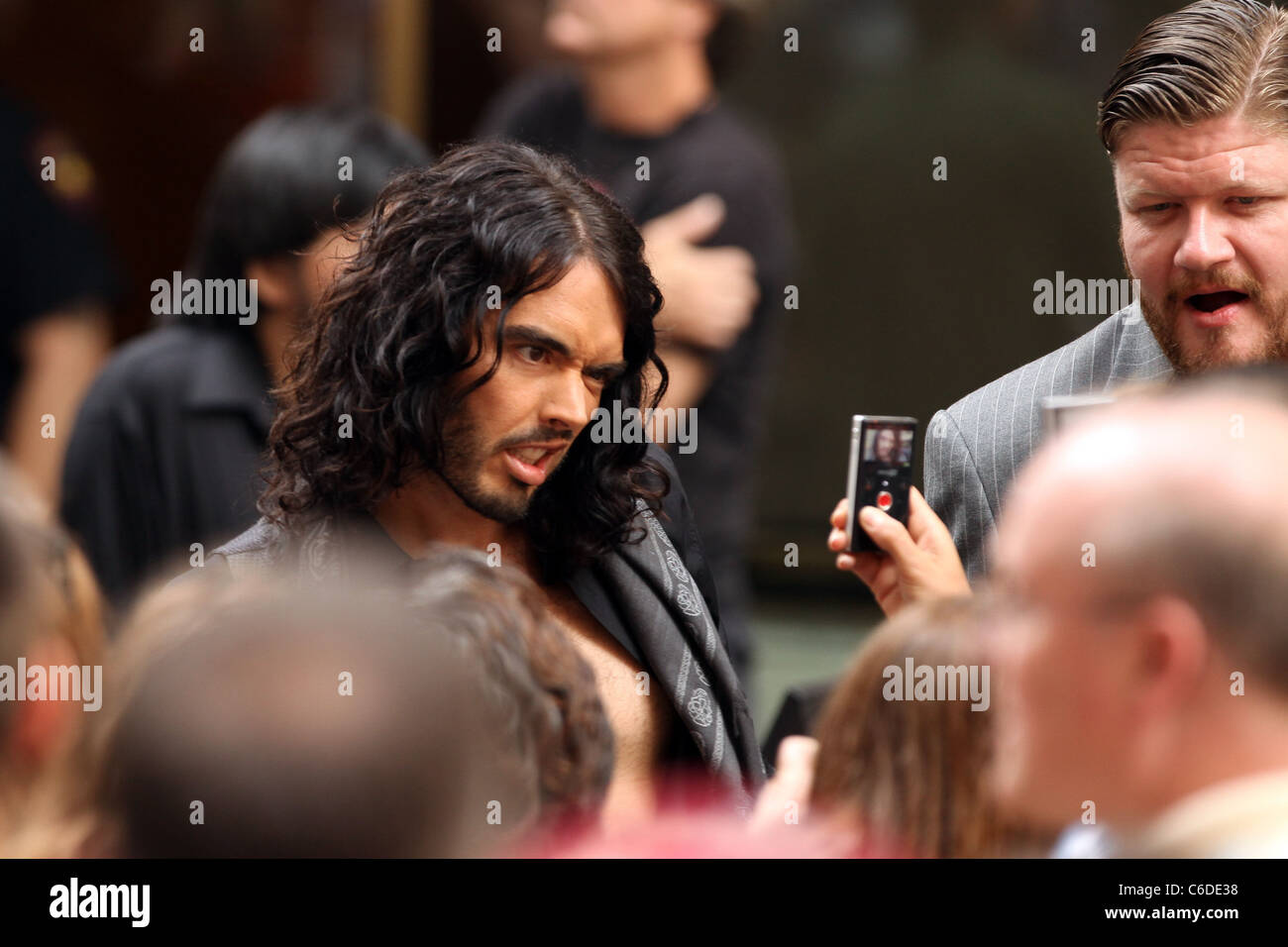 Russell Brand attends the NBC's 'Today' show Toyota concert series held ...