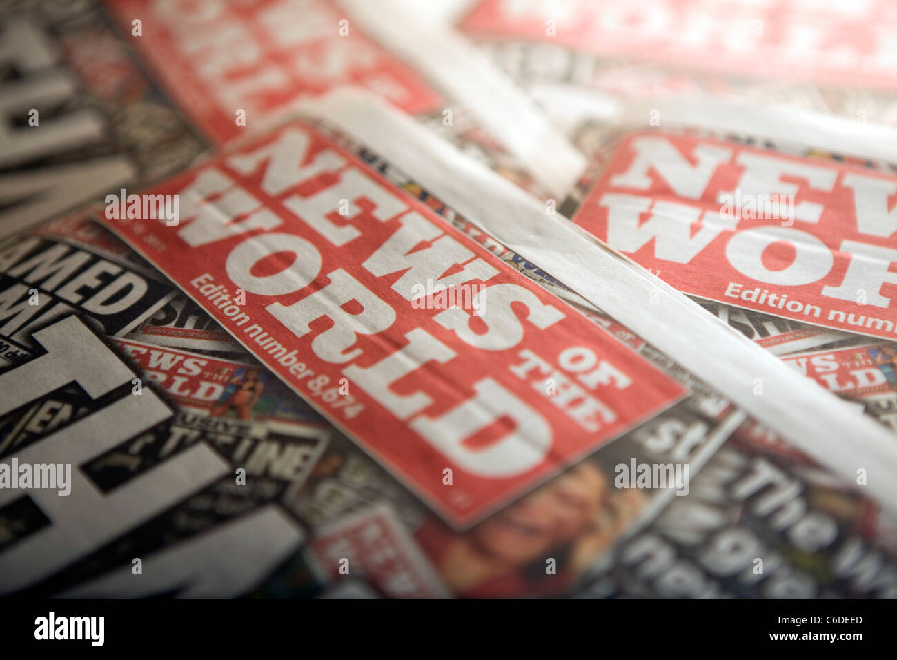 News Of The World Final Edition High Resolution Stock Photography and ...