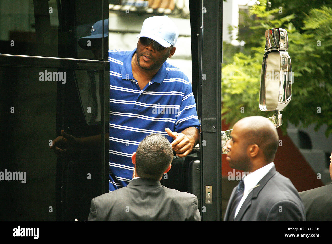 Tyler Perry on the set of 'For Colored Girls Who Have Considered ...
