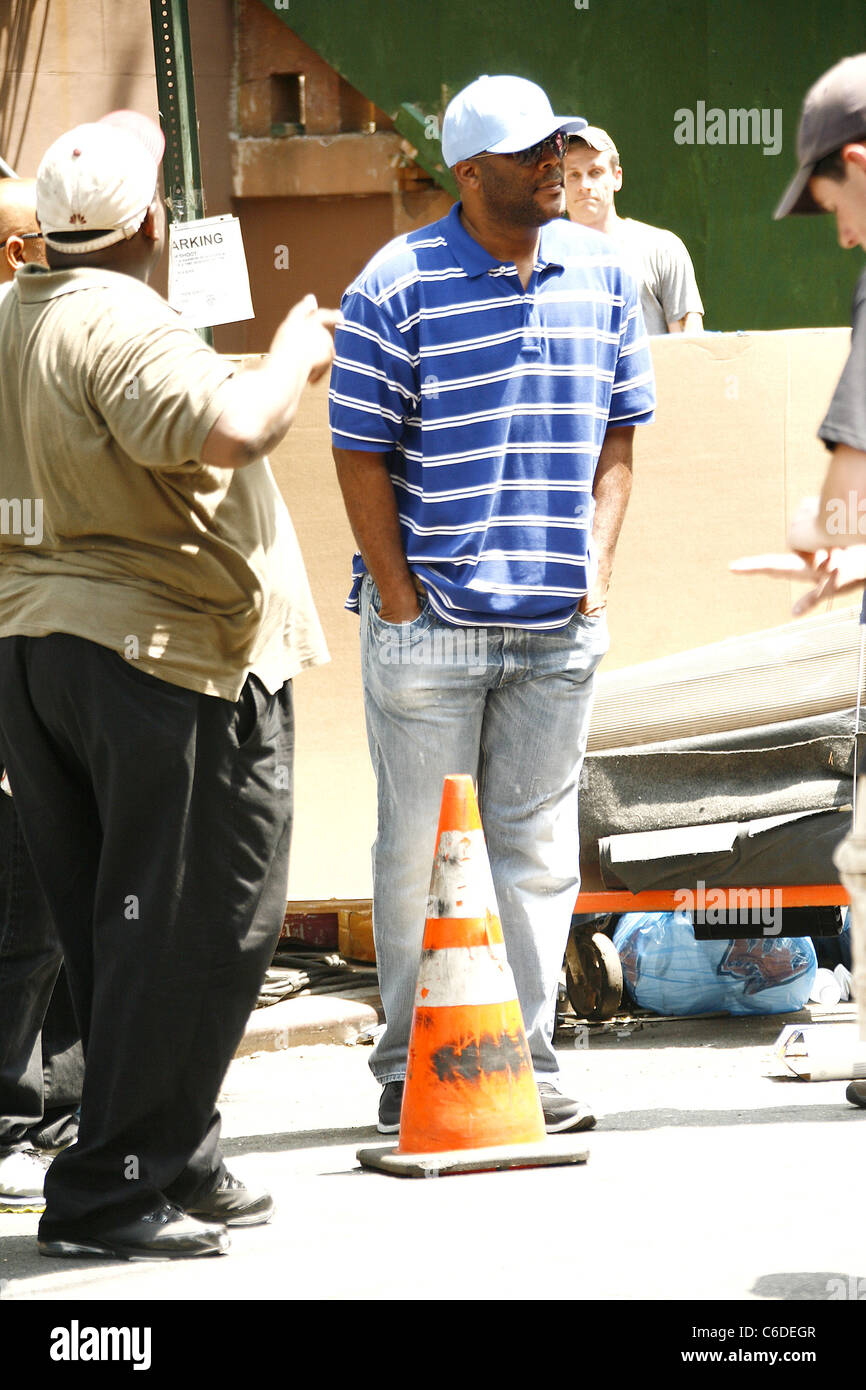 Tyler Perry on the set of 'For Colored Girls Who Have Considered ...