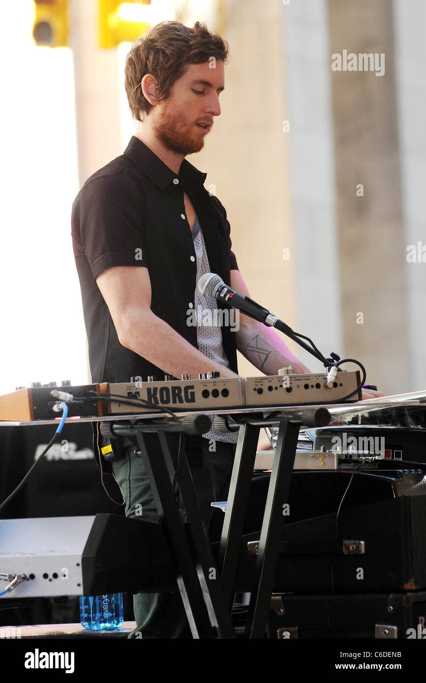 Jesse Carmichael Maroon 5 performing on NBC's 'Today' held at ...