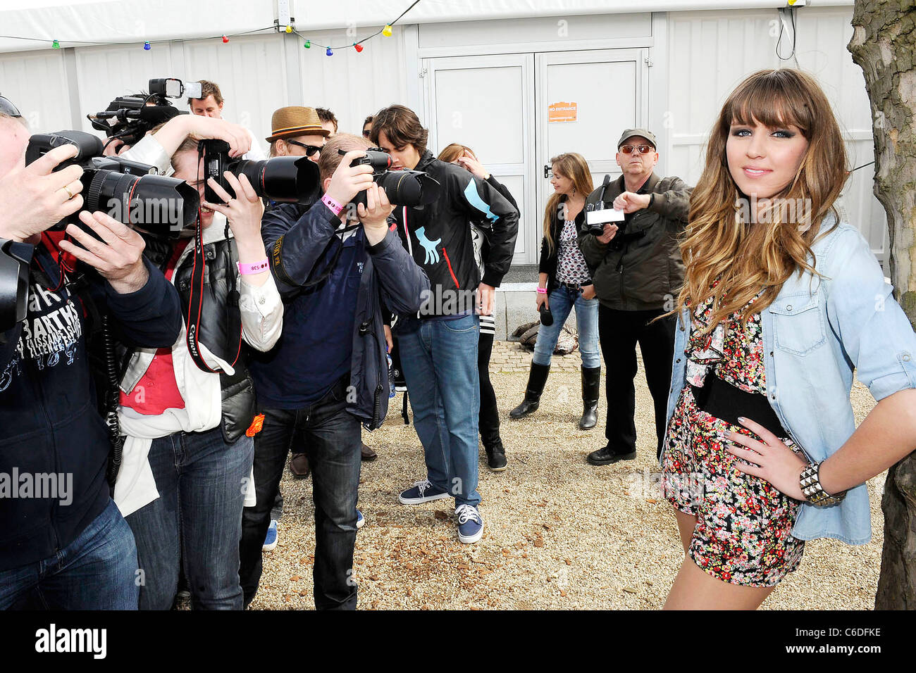 Dutch singer Esmee Denters Amsterdam Queens Day 2010 held at Museum ...