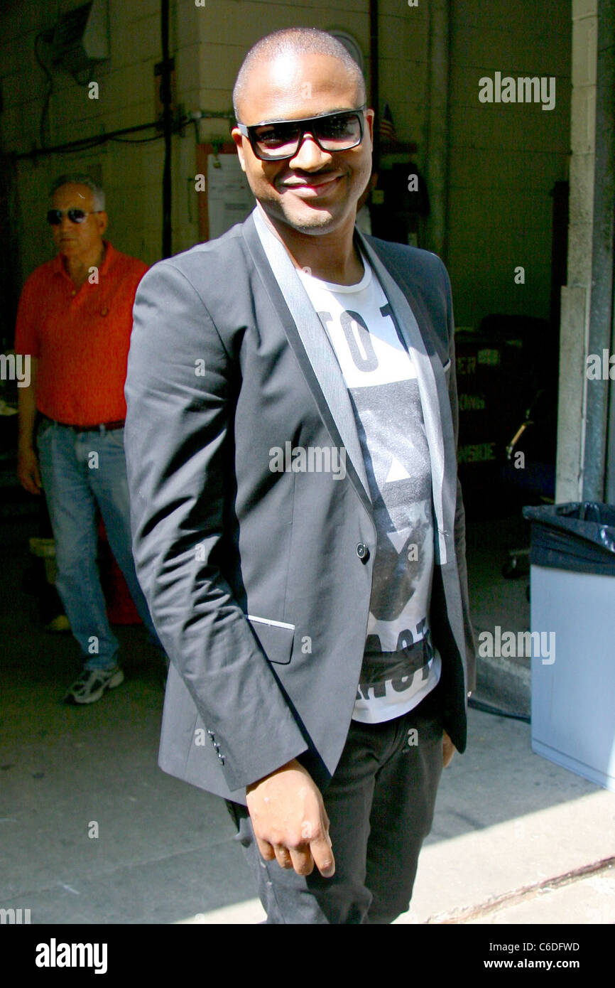 Taio Cruz outside ABC studios after an appearance on 'Live with Regis ...
