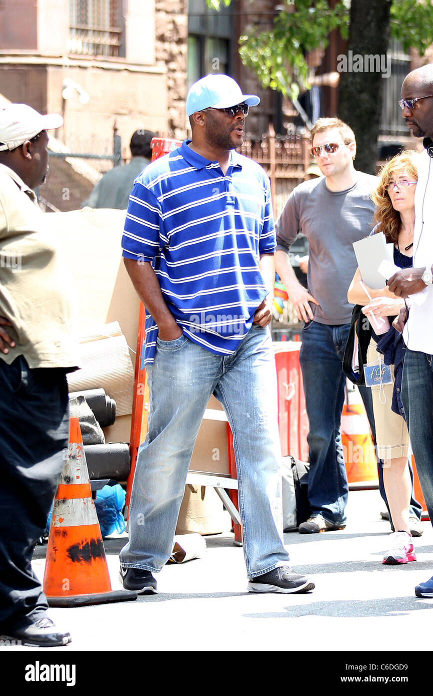 Tyler Perry on the set of 'For Colored Girls Who Have Considered ...