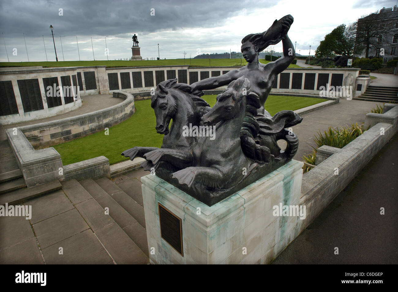 Plymouth Naval Memorial, Plymouth, Devon,England. Maintained by the ...