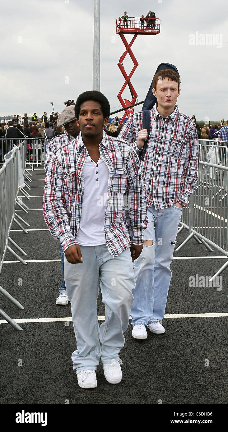 Aaron Burke, Alexandra Burke's brother and Andy Taylor of boyband 3YT ...