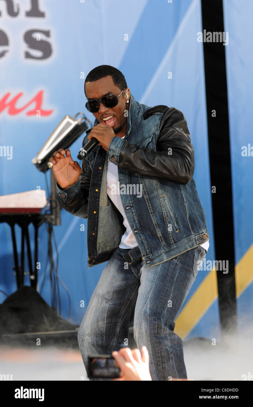 Sean Combs aka P Diddy performs on 'Good Morning America's Summer ...