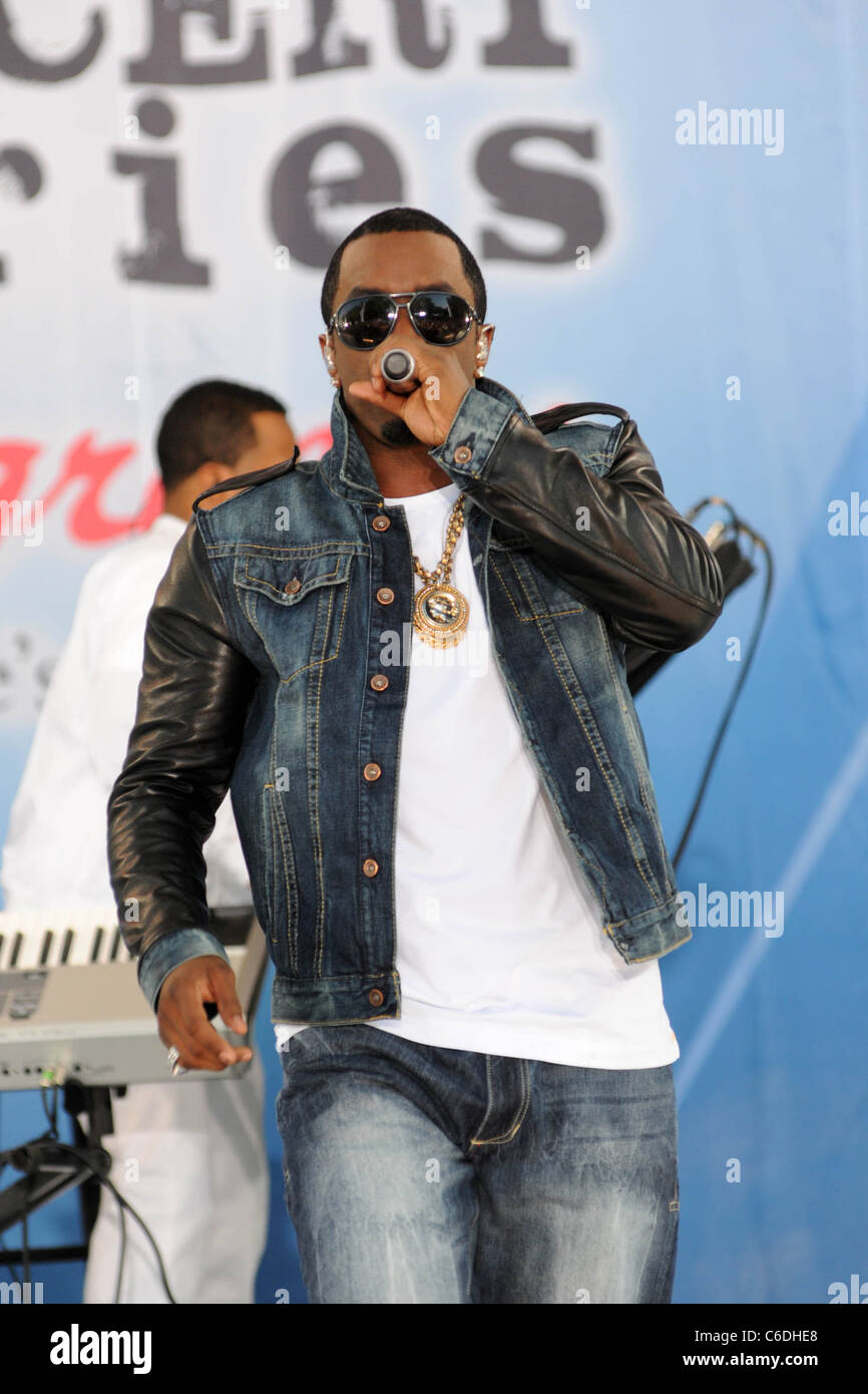 Sean Combs aka P Diddy performs on 'Good Morning America's Summer ...