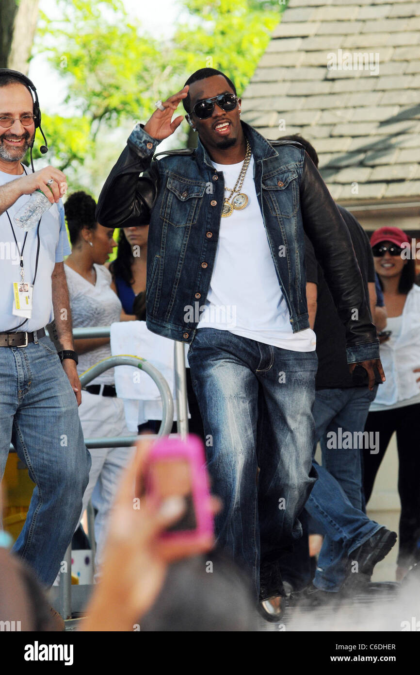 Sean Combs aka P Diddy performs on 'Good Morning America's Summer ...