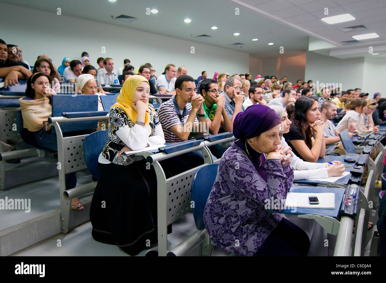 EGYPT, CAIRO: Students at the private and elite German University in ...