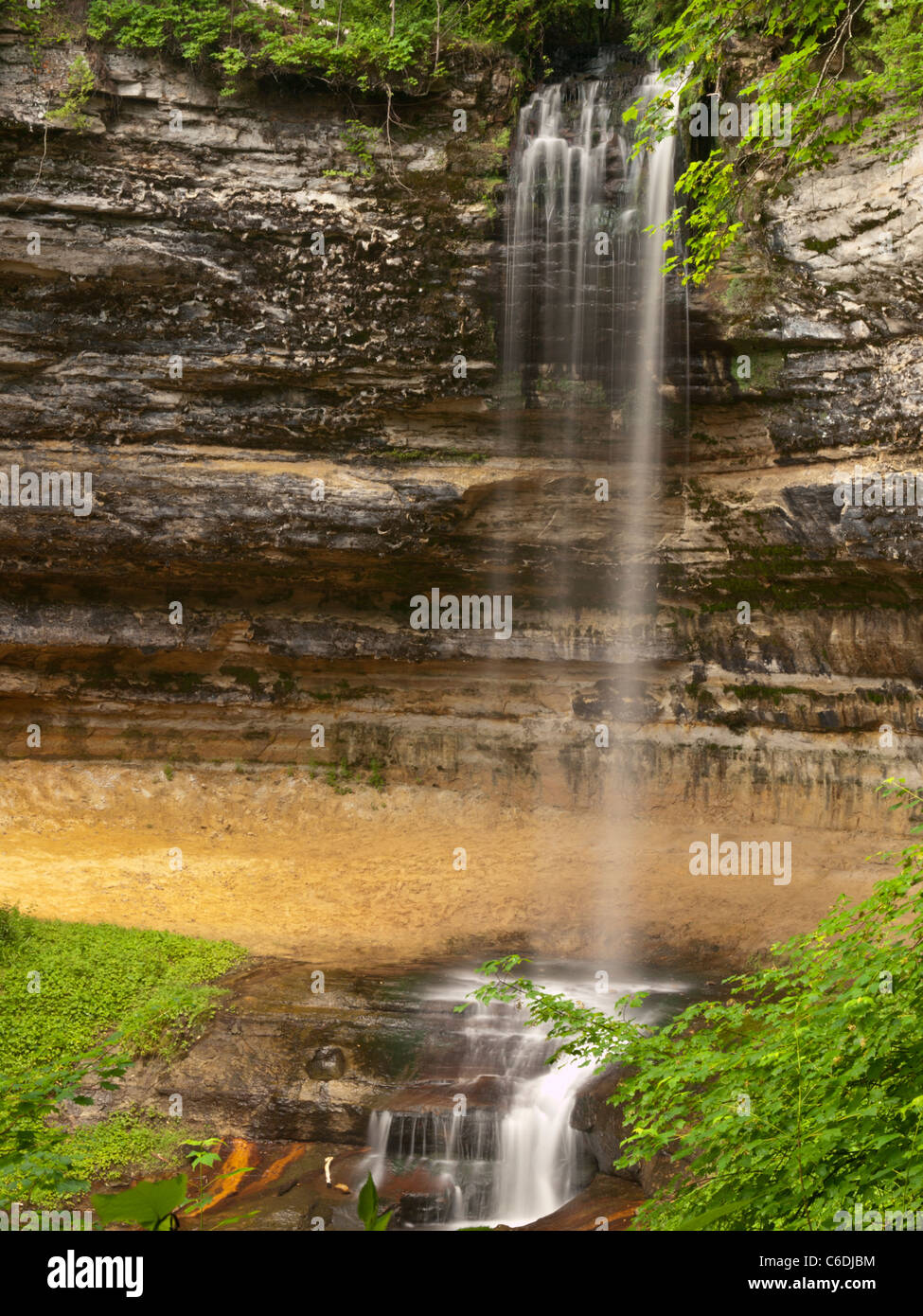 Munising Waterfalls in Michigan's Upper Peninsula near Munising ...