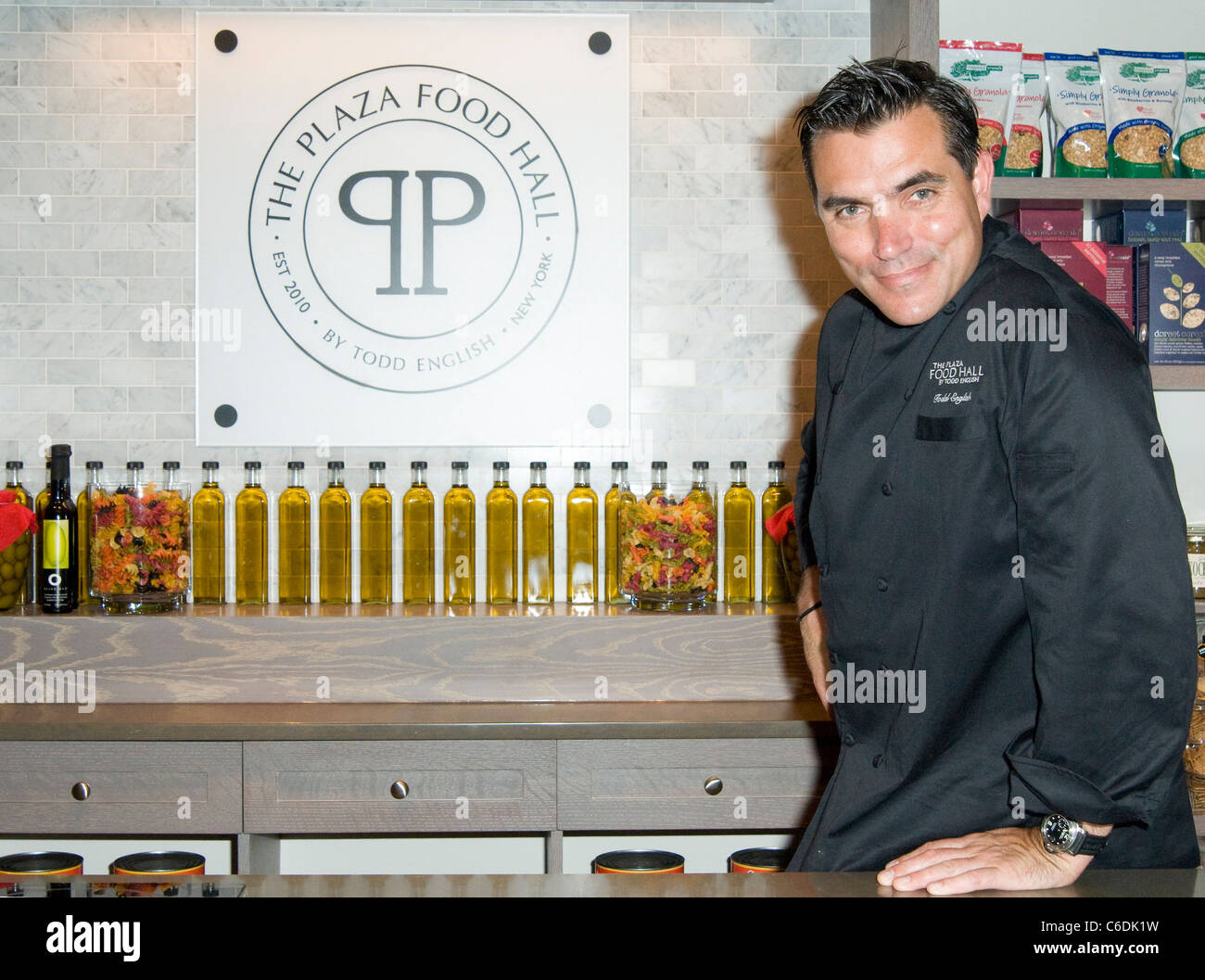 Celebrity chef Todd English Opening day of 'The Plaza Food Hall by Todd ...