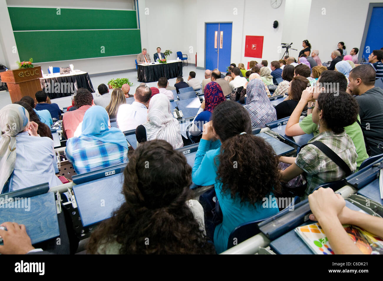 EGYPT, CAIRO: Students at the private and elite German University in ...
