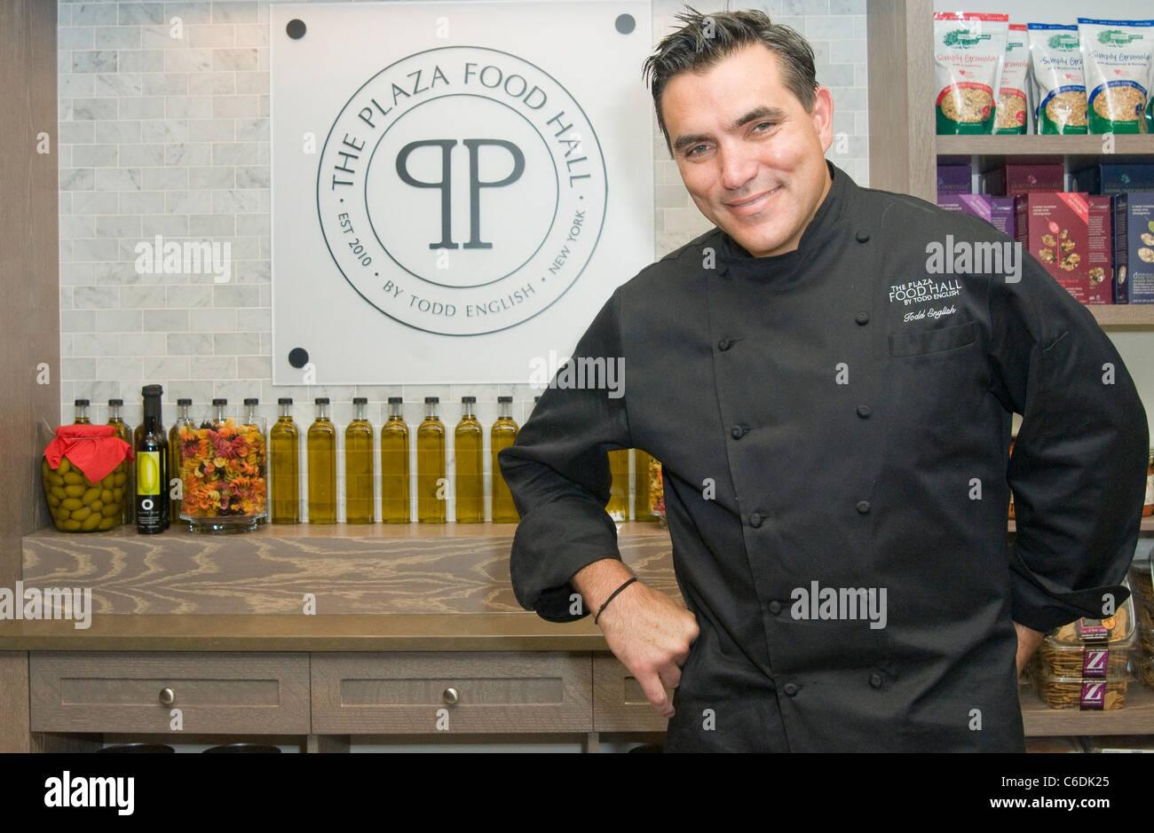 Celebrity chef Todd English Opening day of 'The Plaza Food Hall by Todd ...