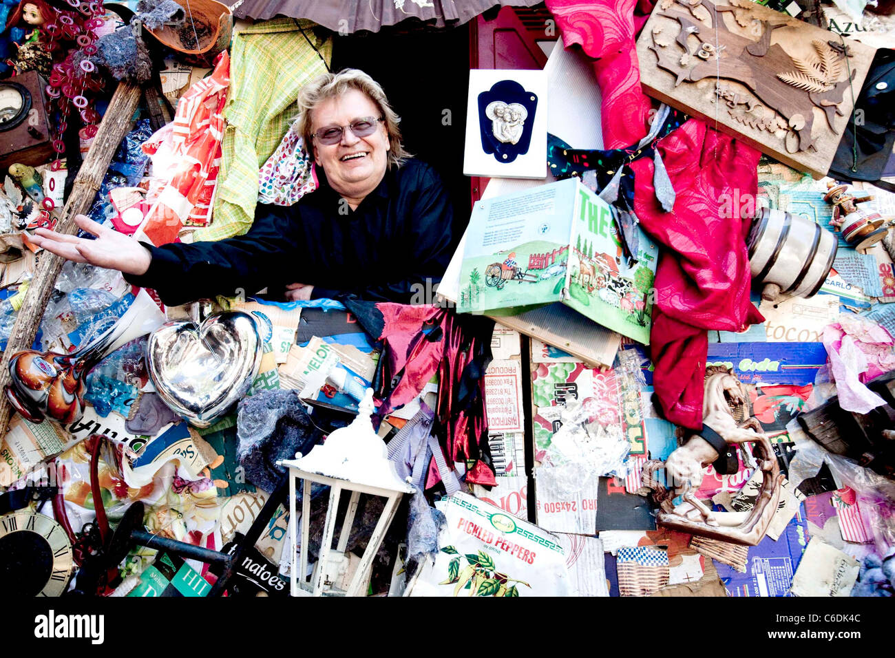 Artist Ha Schult 'Corona Save The Beach' created by artist Ha Schult ...