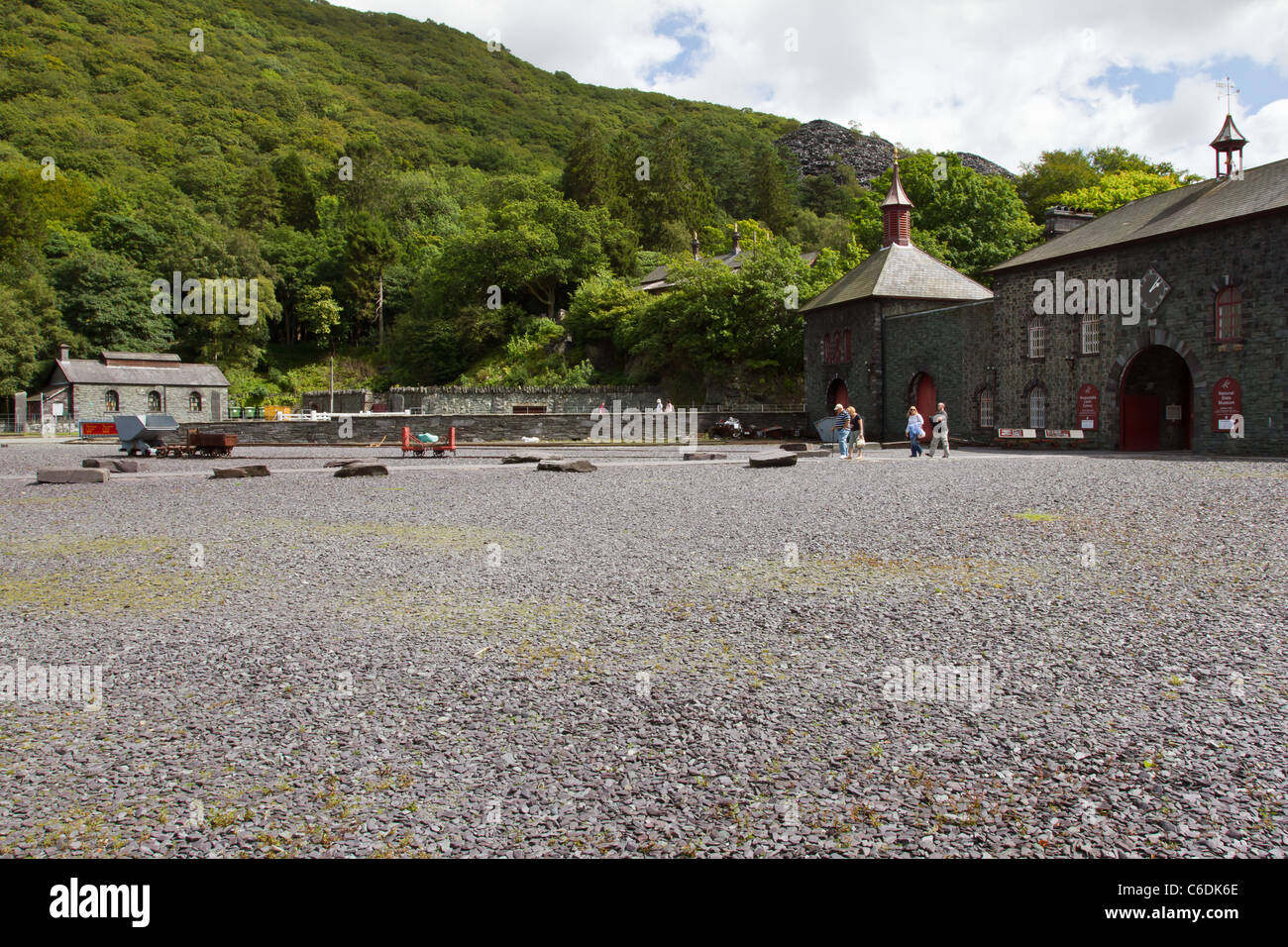 National Slate Museum, llanberis in snowdonia national park, Wales ...