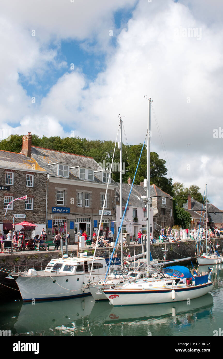 South Quay Harbour Padstow Cornwall High Resolution Stock Photography ...