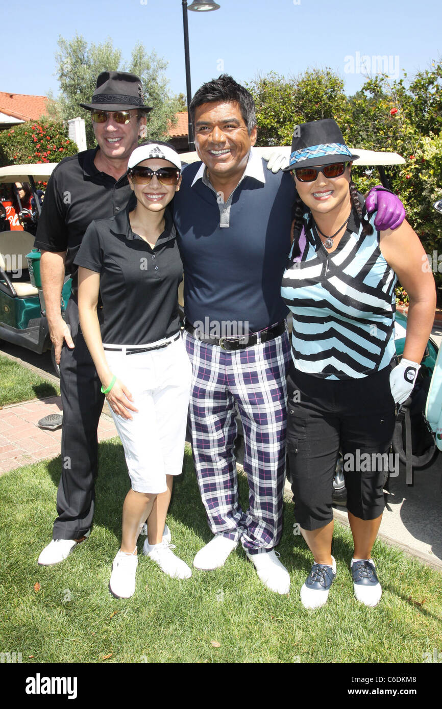 Tim Allen, Aimee Garcia, George Lopez and Christina Kim Launch of the ...