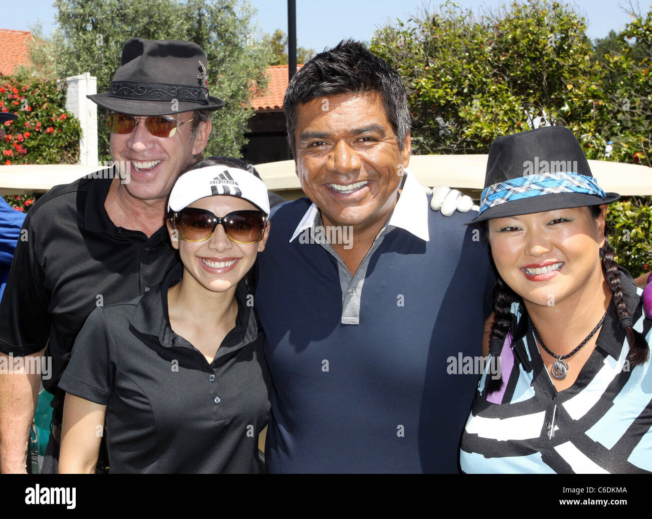 Tim Allen, Aimee Garcia, George Lopez and Christina Kim Launch of the ...