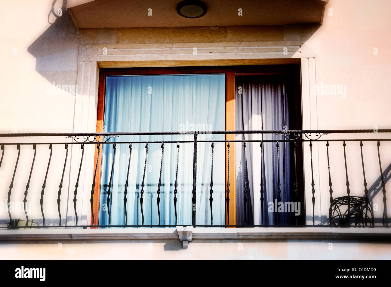 Close-up of a hotel balcony Stock Photo - Alamy
