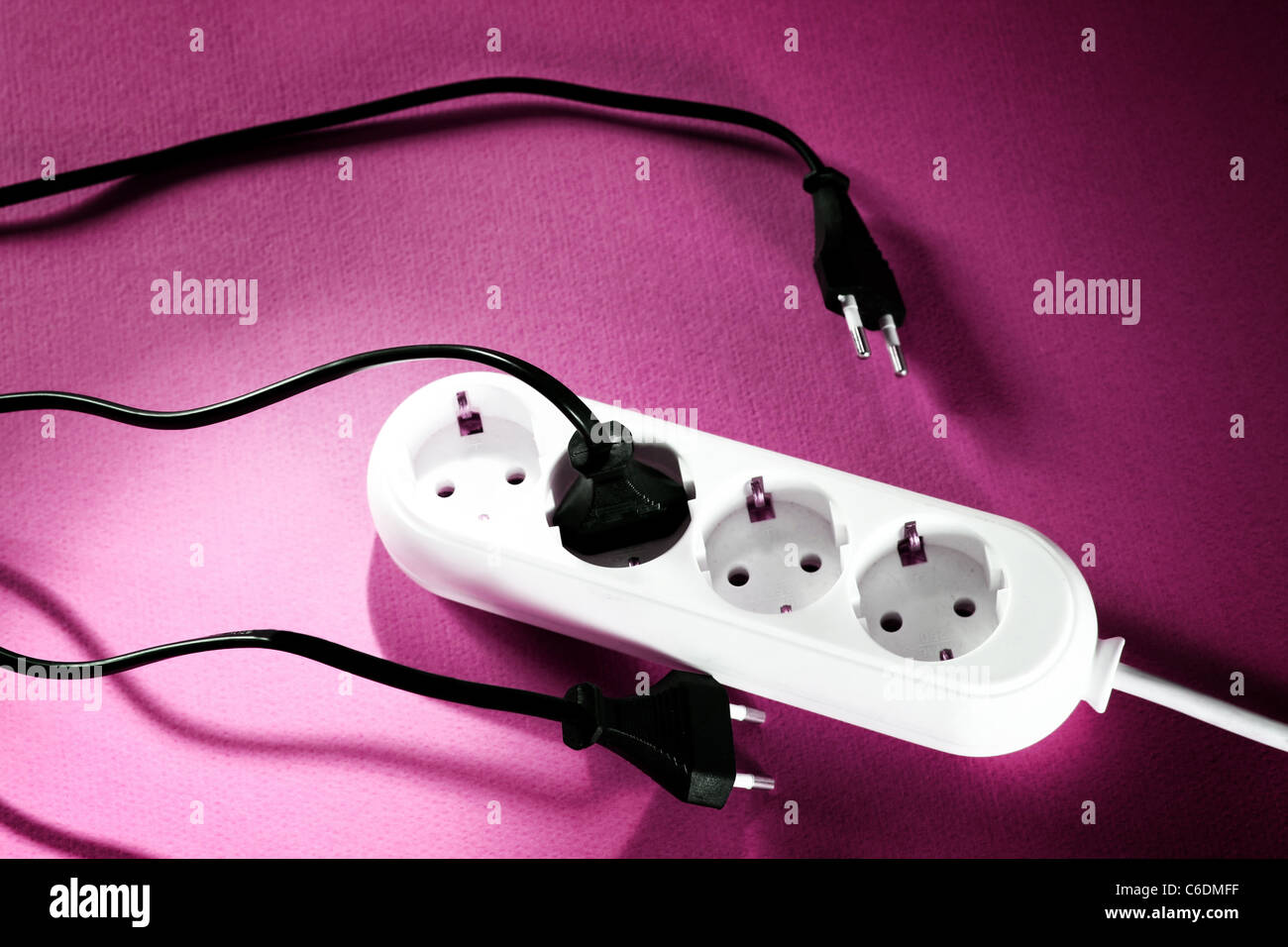 White outlet on background. Great details and colors Stock Photo - Alamy