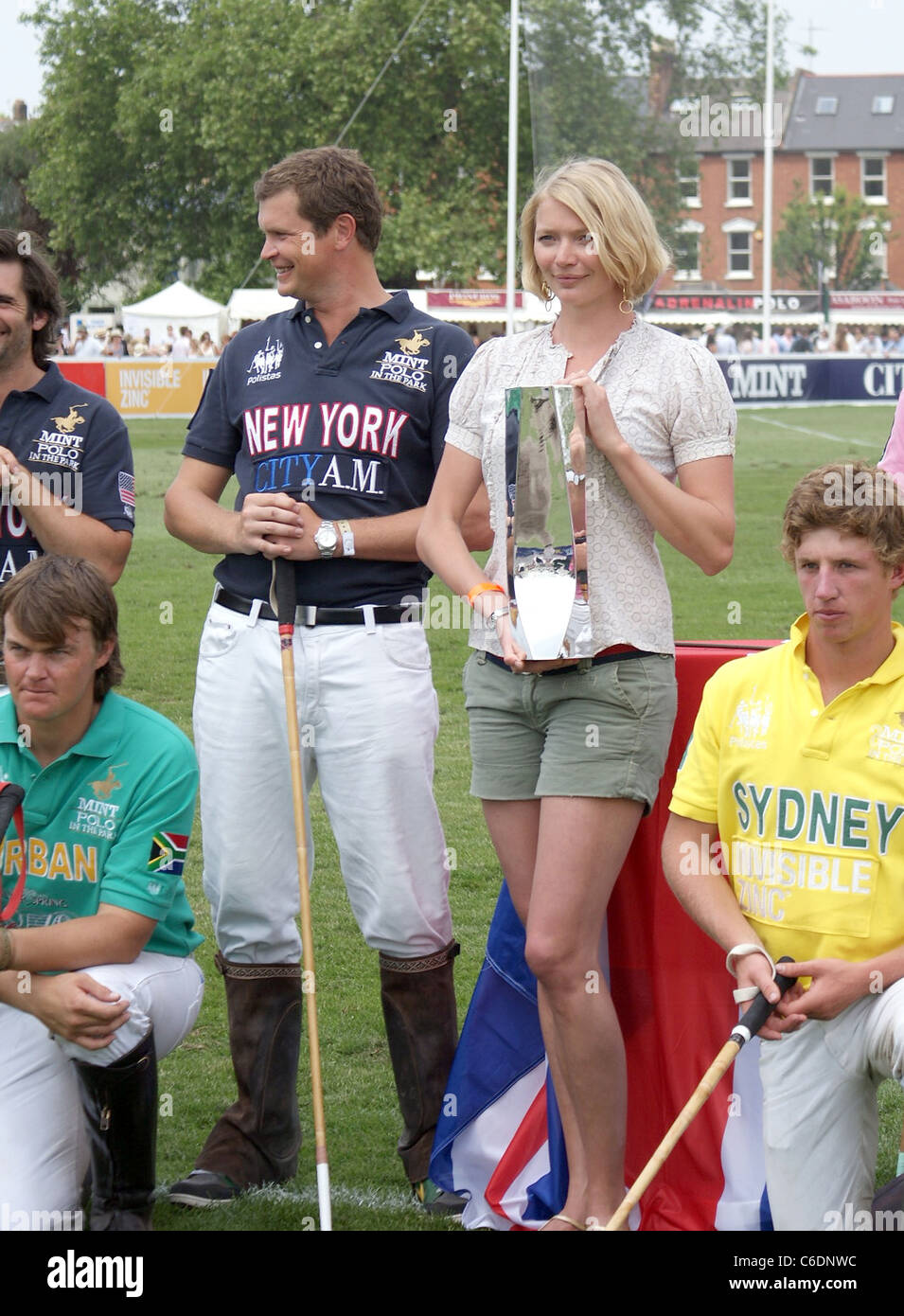Jodie Kidd and brother Jack Kidd attend day 2 of MINT Polo in the park ...