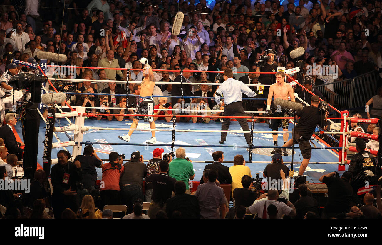 Miguel Cotto beats junior middleweight champ Yuri Foreman in the 9th ...