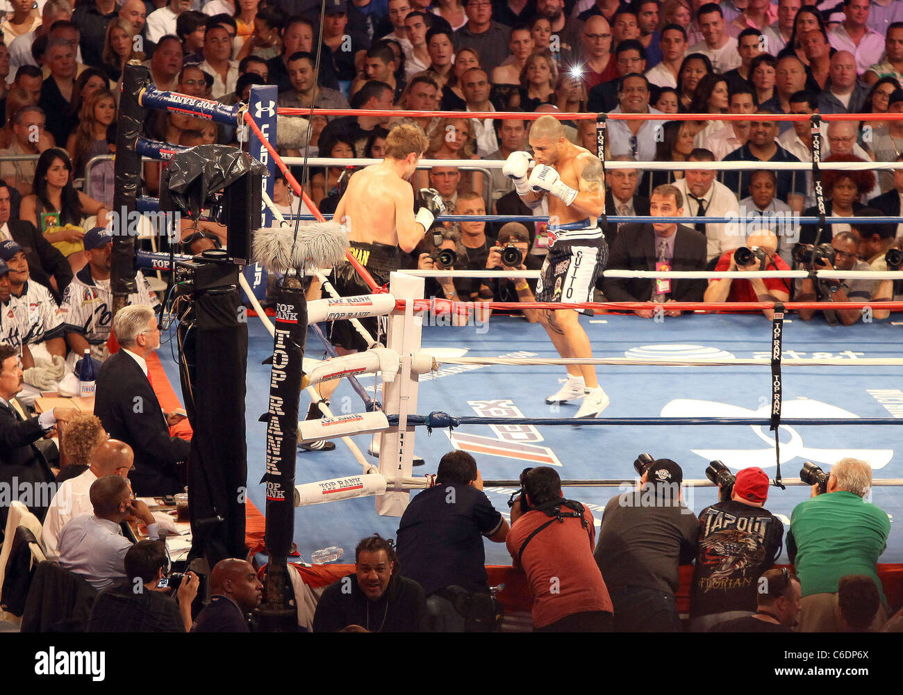 Miguel Cotto beats junior middleweight champ Yuri Foreman in the 9th ...
