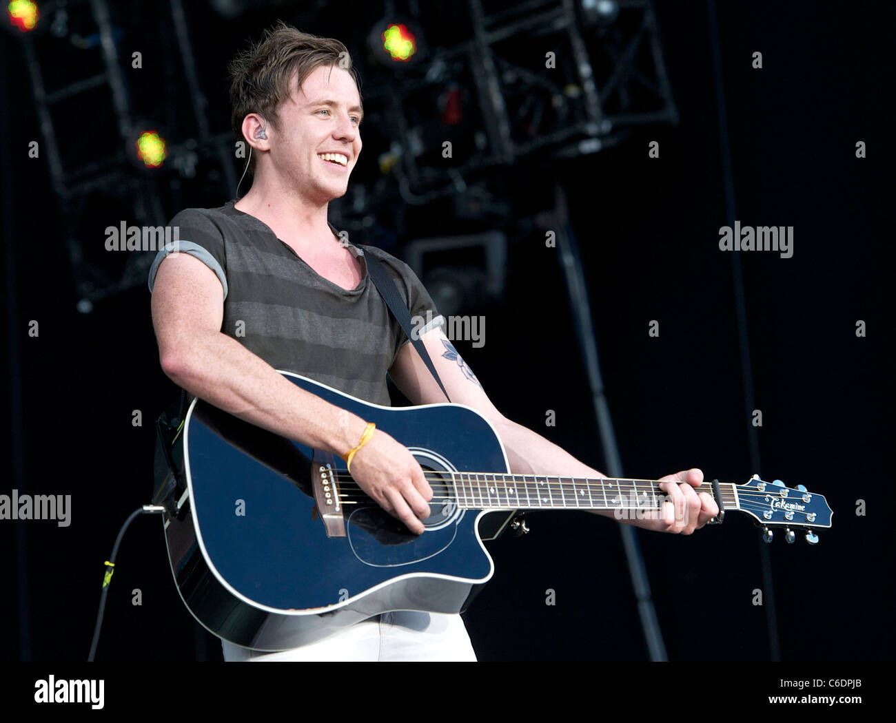 Danny Jones McFly perform live on the third day of the Rock in Rio ...