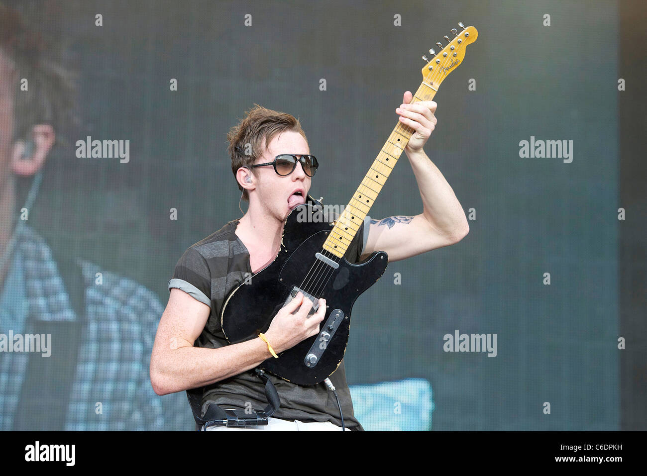 Danny Jones McFly perform live on the third day of the Rock in Rio ...