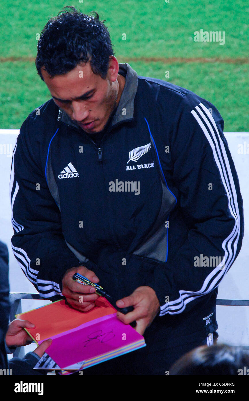 Rico Gear autographing for Fan Stock Photo - Alamy