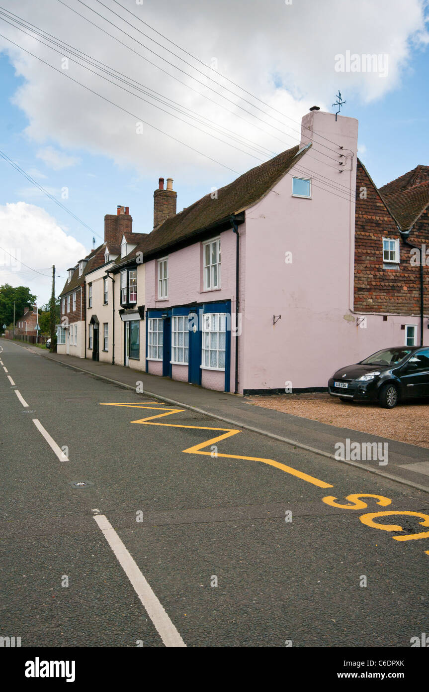 The High Street Brookland Kent England Stock Photo - Alamy