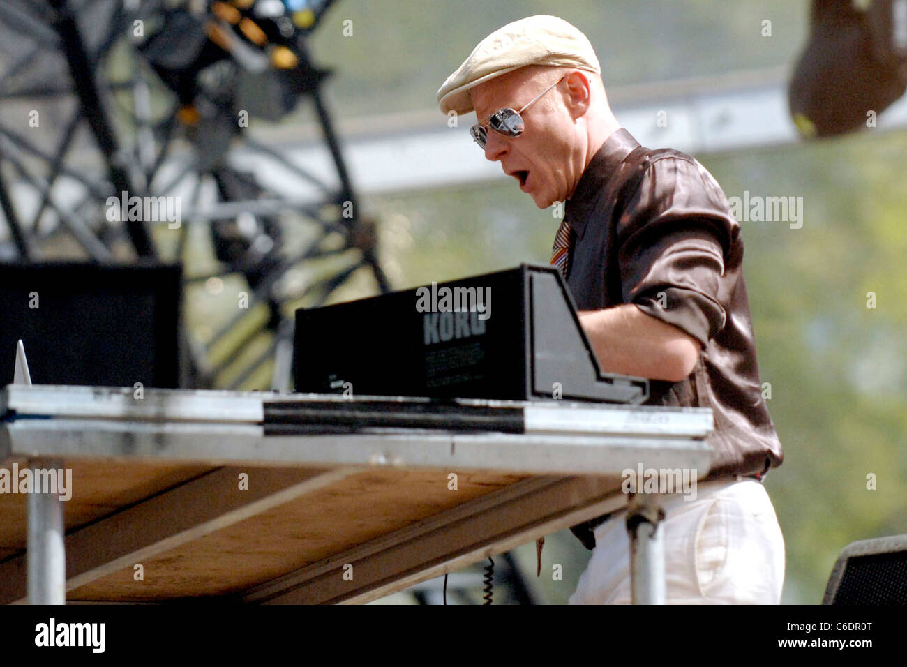 DJ Junkie XL performing a set during the Bevrijdingspop Festival ...
