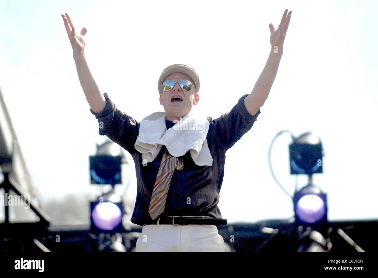 DJ Junkie XL performing a set during the Bevrijdingspop Festival ...