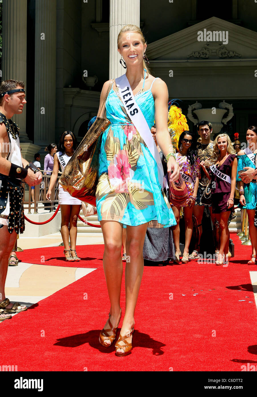 Miss Texas Kelsey Moore Caesars Palace Garden Of The God's Pool Party ...