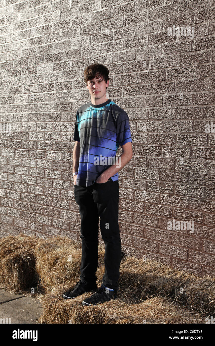 Portrait session with musician Ernest Greene of Washed Out at the Bell ...