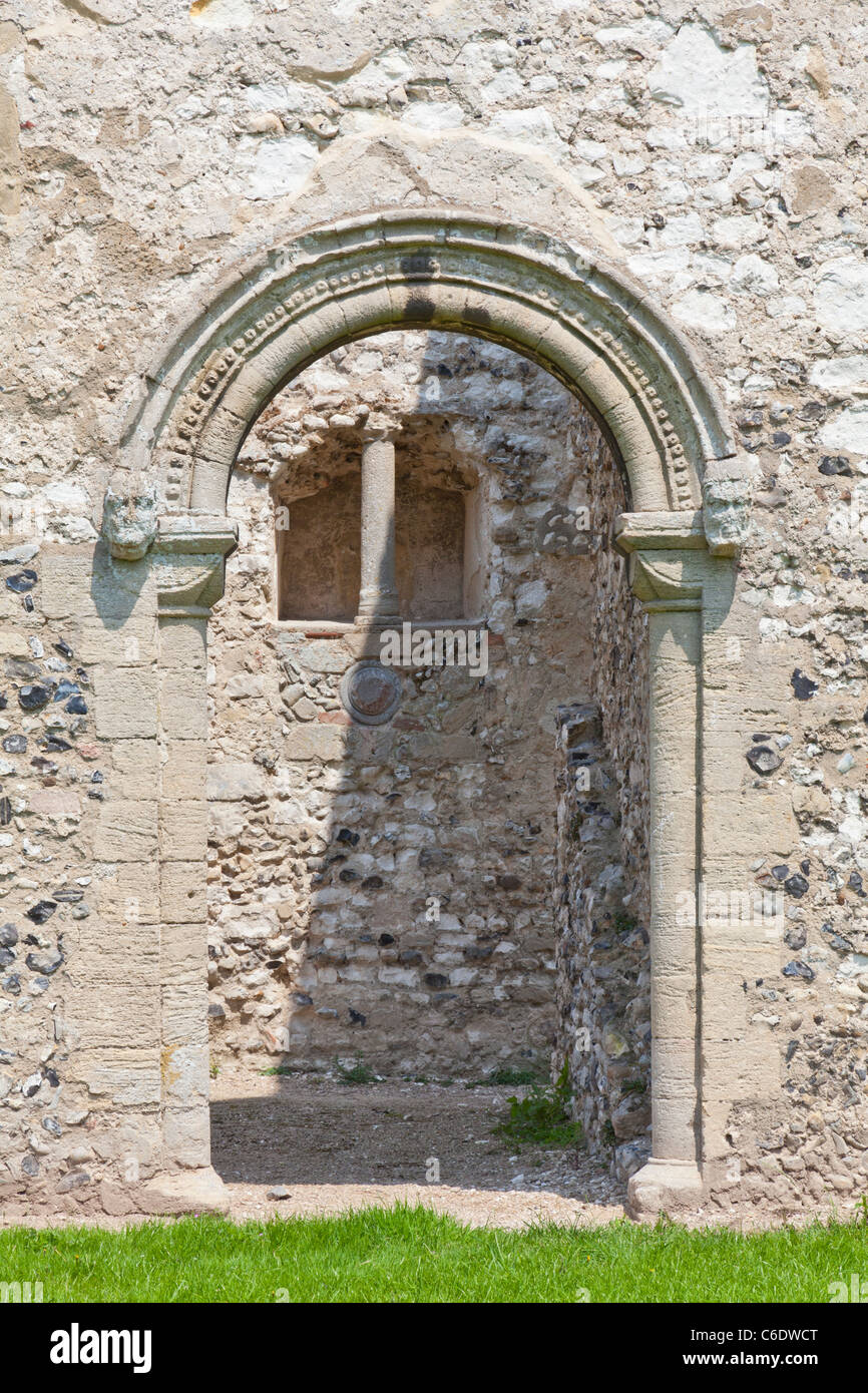 Our Lady of Thetford Cluniac medieval Priory ruins, Norfolk, UK Stock ...