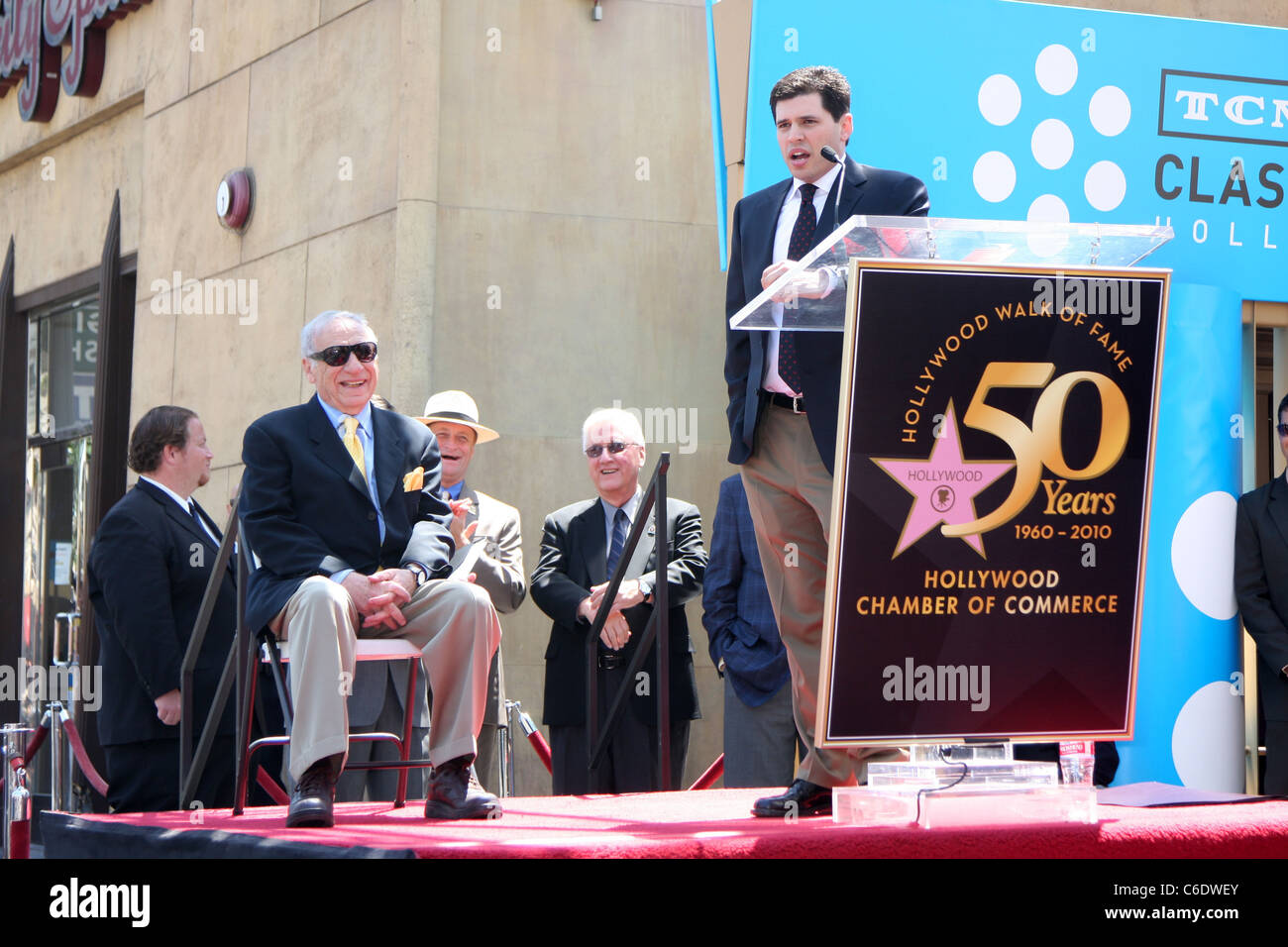 Mel Brooks and son Max Mel Brooks is honored with a star on the ...