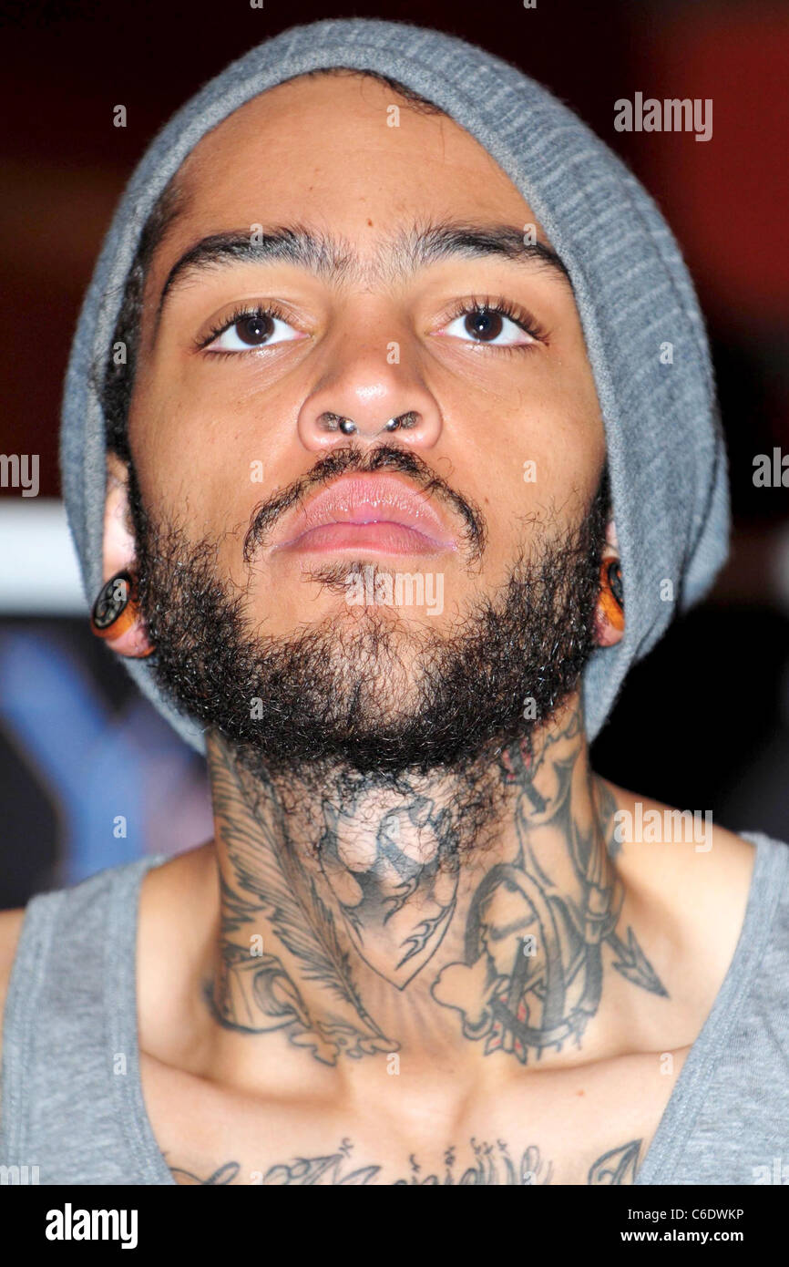 Travie McCoy aka Travis McCoy Y-100 meet and greet event held at the ...