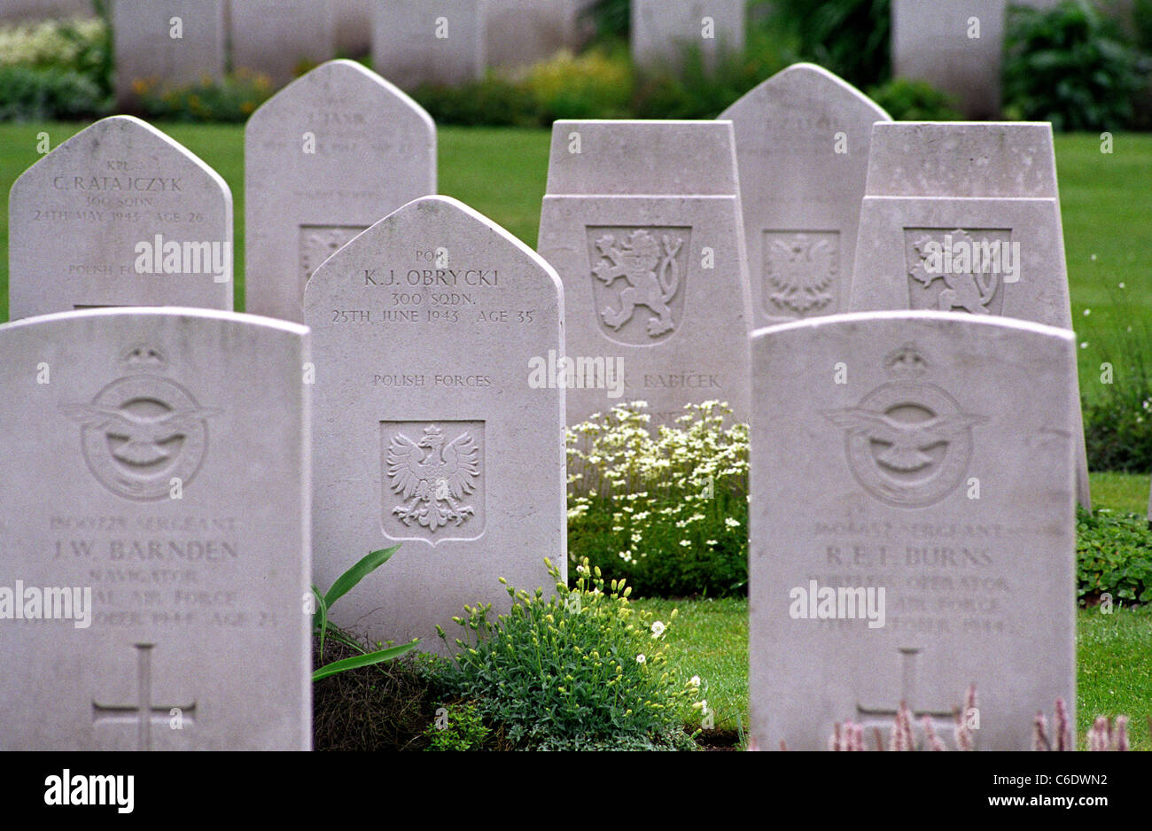 Reichswald Forest War Cemetery,Kleve in west Germany near the Dutch ...