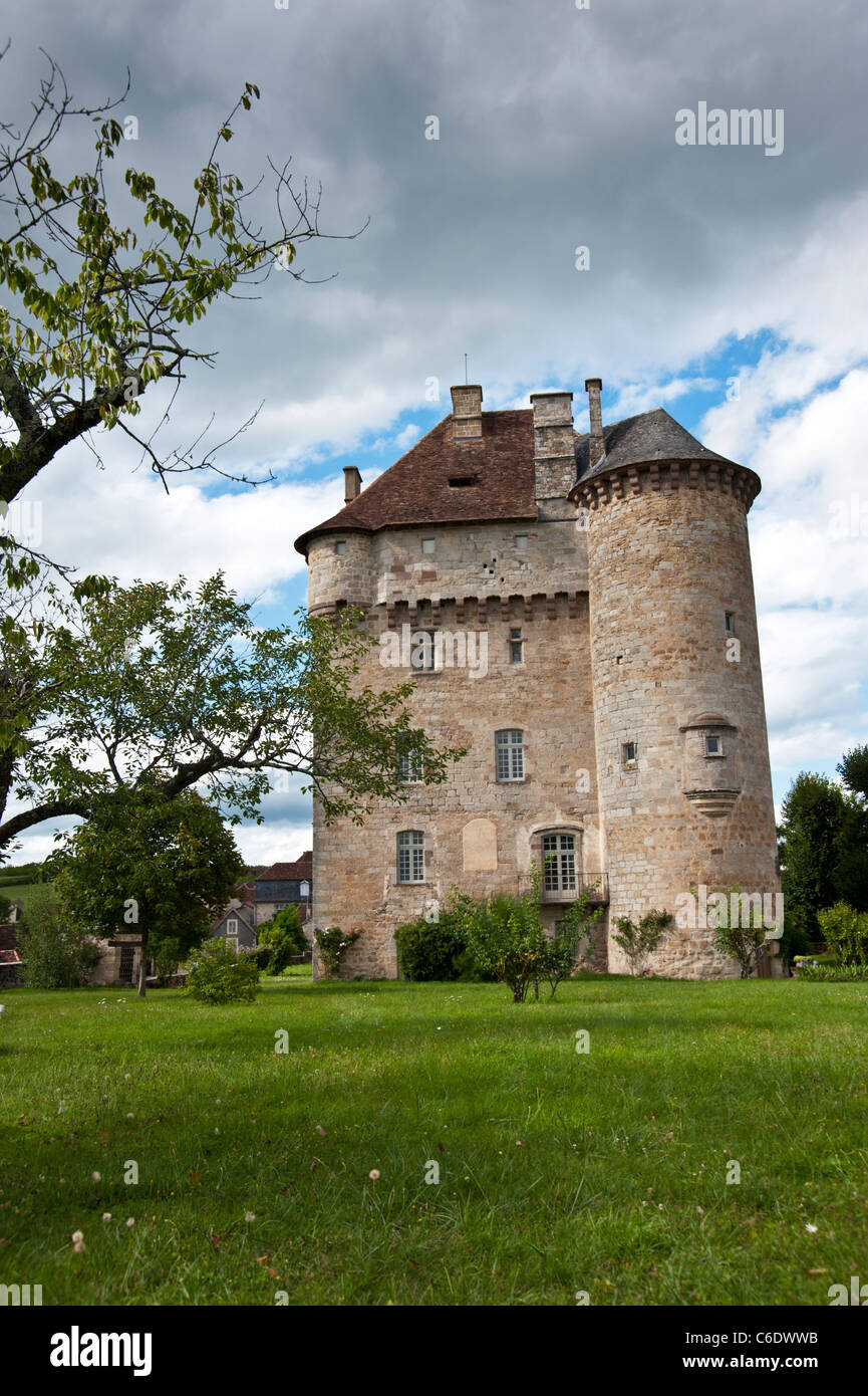 Chateau de Plas Curemonte Stock Photo - Alamy