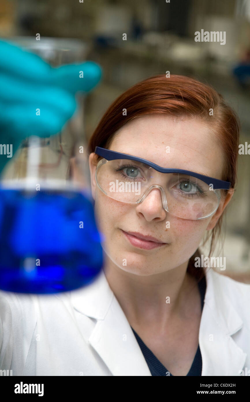 Chemistry lab assistant, Muelheim an der Ruhr, Germany Stock Photo - Alamy