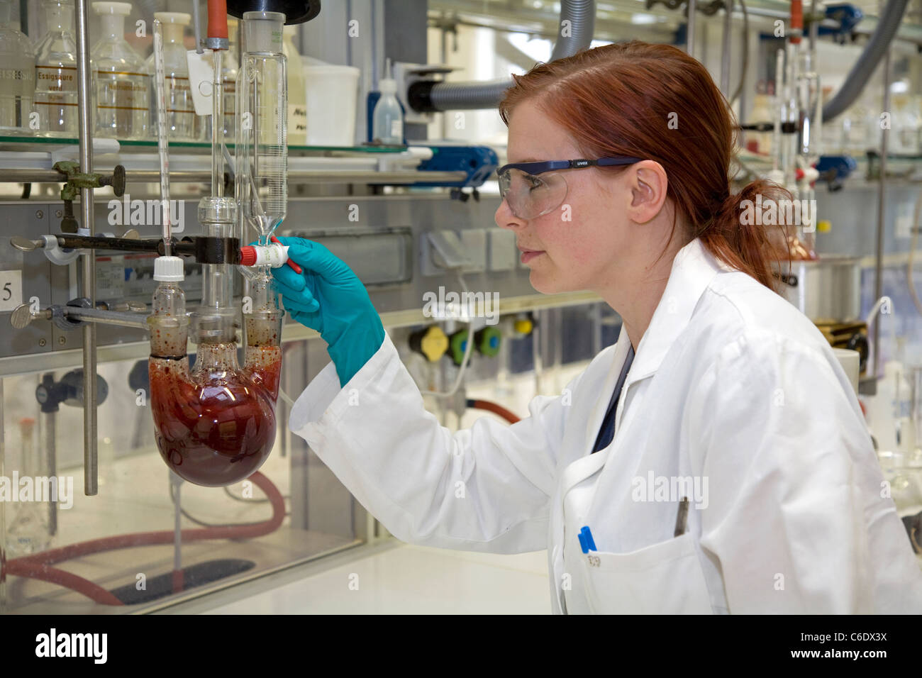 Chemistry lab assistant, Muelheim an der Ruhr, Germany Stock Photo - Alamy